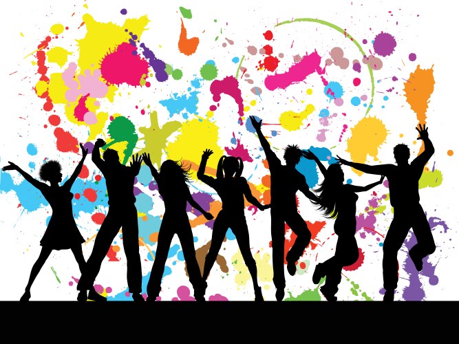Party and dance Royalty Free Vector Image - VectorStock