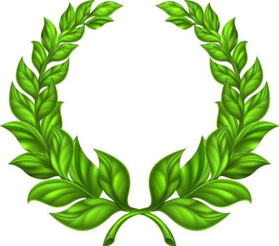Green Laurel Wreath Vector Images (over 3,600)