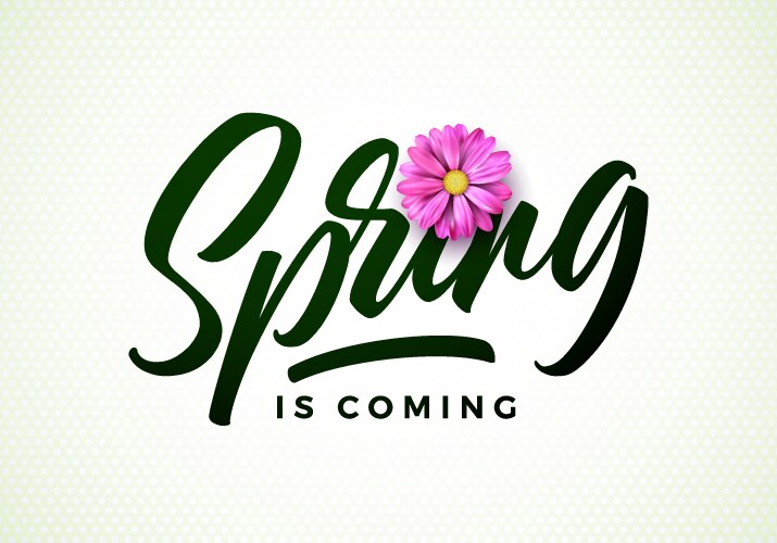 Spring is coming Royalty Free Vector Image - VectorStock