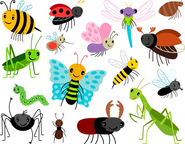 Cartoon Insects Vector Images (over 83,000)