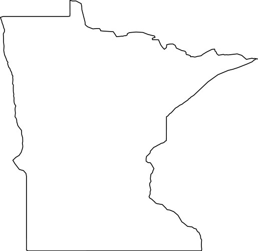 Minnesota State Outline Vector Images (over 650)