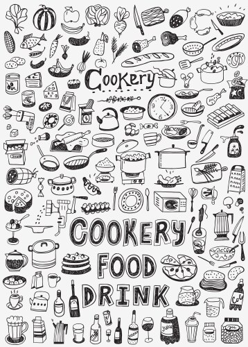 Cooking Doodle Vector Images (over 44,000)