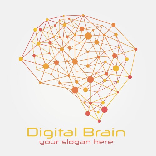 Artificial intelligence innovation brain Vector Image