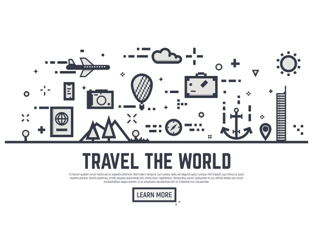 Linear World Map Vector Images (over 25,000)