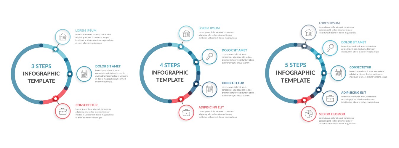Three Infographic Vector Images (over 25,000)