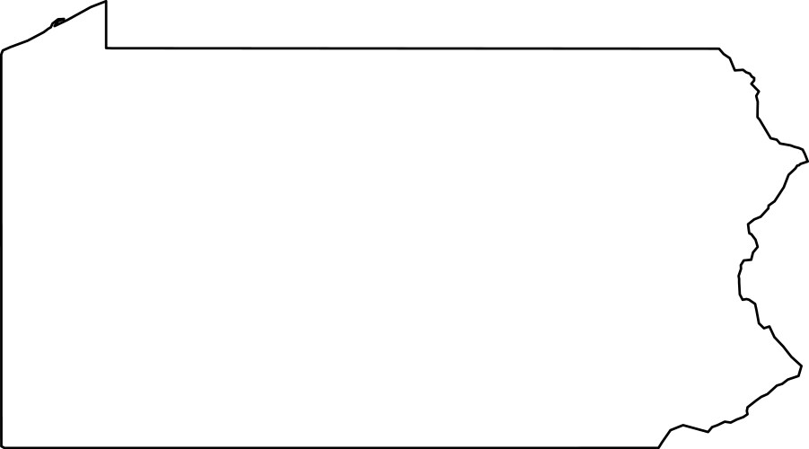 Pennsylvania State Outline Vector Images (over 930)