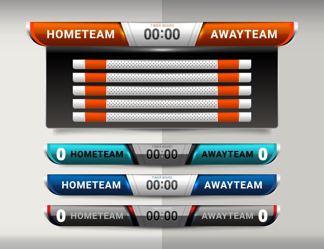 Bowling score sheet blank template scoreboard Vector Image