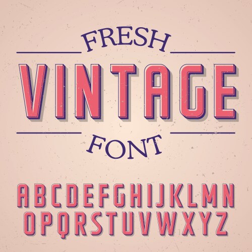 Pop art font for posters comic retro game Vector Image