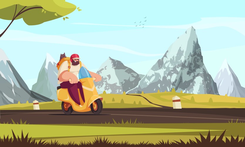 Motorcycle Rider Cartoon Vector Images (over 3,600)