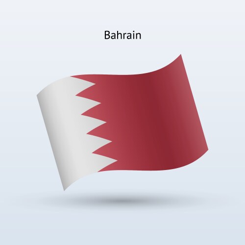 Waving flag with copyspace Royalty Free Vector Image