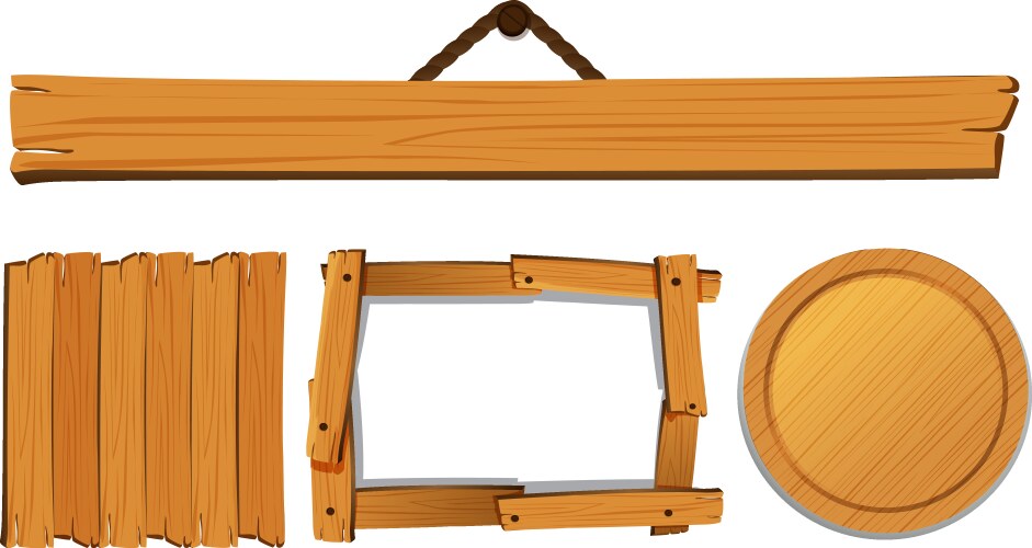 Wooden letter r Royalty Free Vector Image - VectorStock