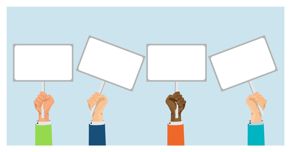 Cartoon Holding Sign Vector Images (over 50,000)