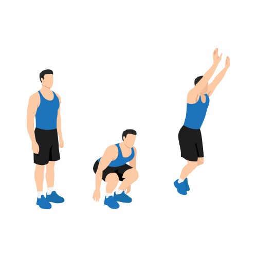Man doing lying crossover leg lift exercise Vector Image