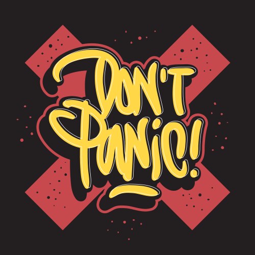 Dont Panic Vector Images (over 520)