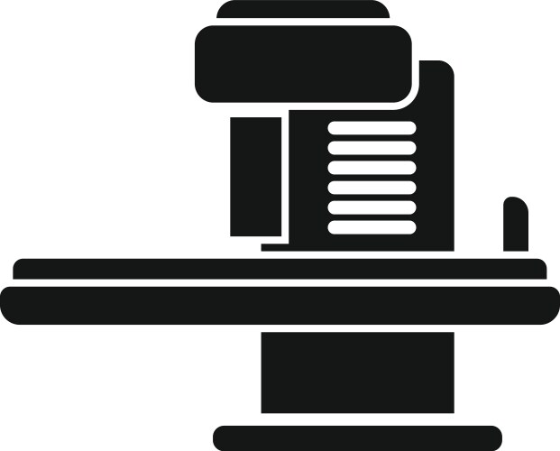 Bed scan xray icon outline room department Vector Image Bed scan xray icon outline room department Vector Image