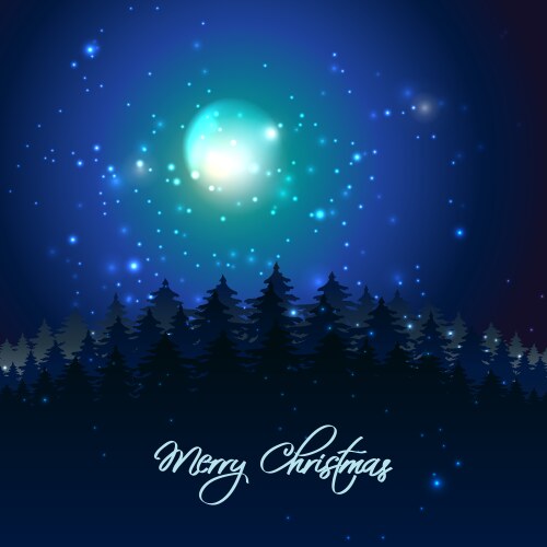 Christmas scene Royalty Free Vector Image - VectorStock