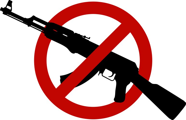 Assault Rifle Silhouette Vector Images (over 2,700)