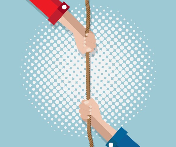 Hand Pulling Vector Images (over 4,100)