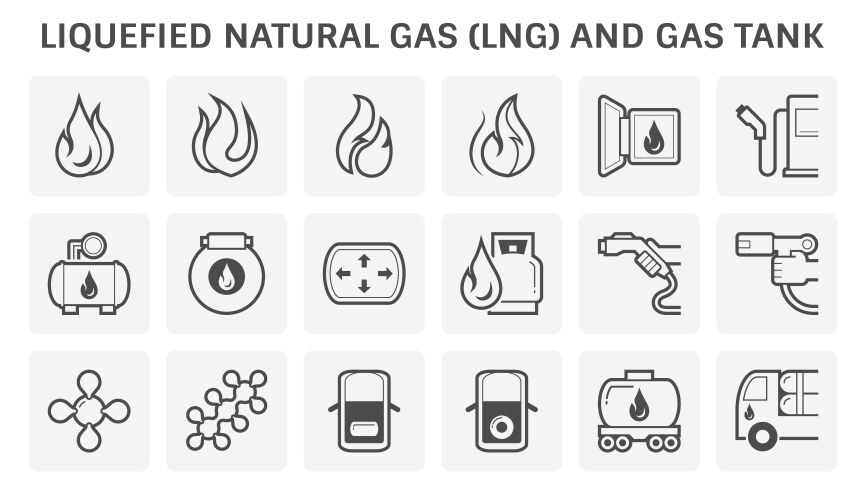 Natural Gas Lng Symbol Vector Images (over 430)