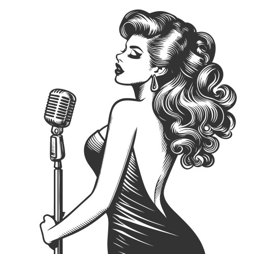 Singer Clipart Vector Images (over 1,500)