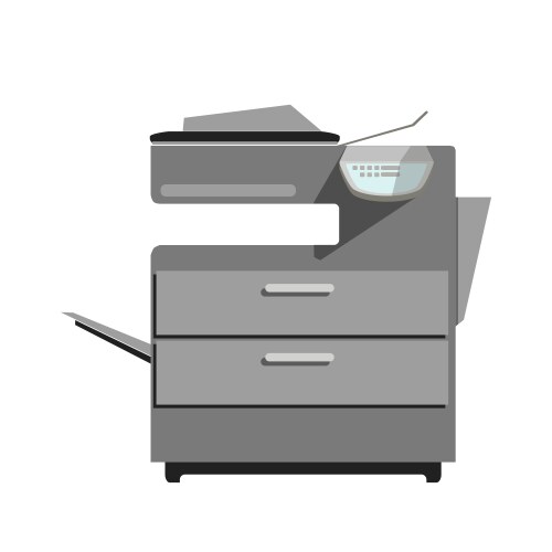Professional office copier multifunction printer Vector Image