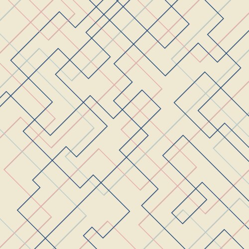 Square geometric shape pattern abstract thin Vector Image