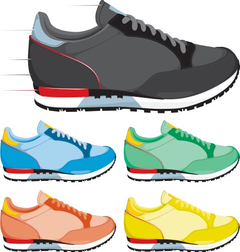 Running Shoe Vector Images (over 19,000)