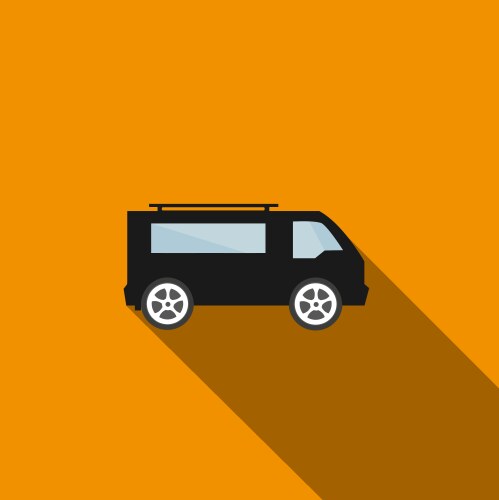 Car Icon with Shadow – Royalty-Free Vector | VectorStock