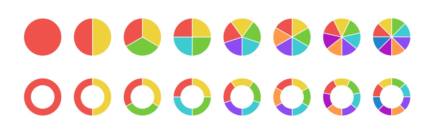 Circle Segment Chart Vector Images (over 5,100)
