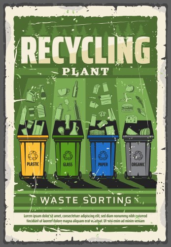 Waste Sorting Poster Vector Images (over 490)