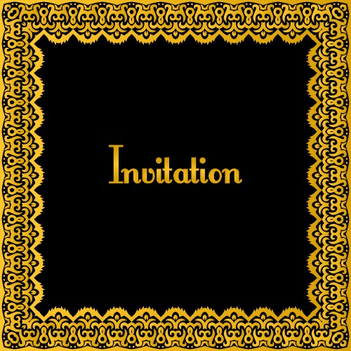 Arabic Gold Border Vector Images (over 15,000)