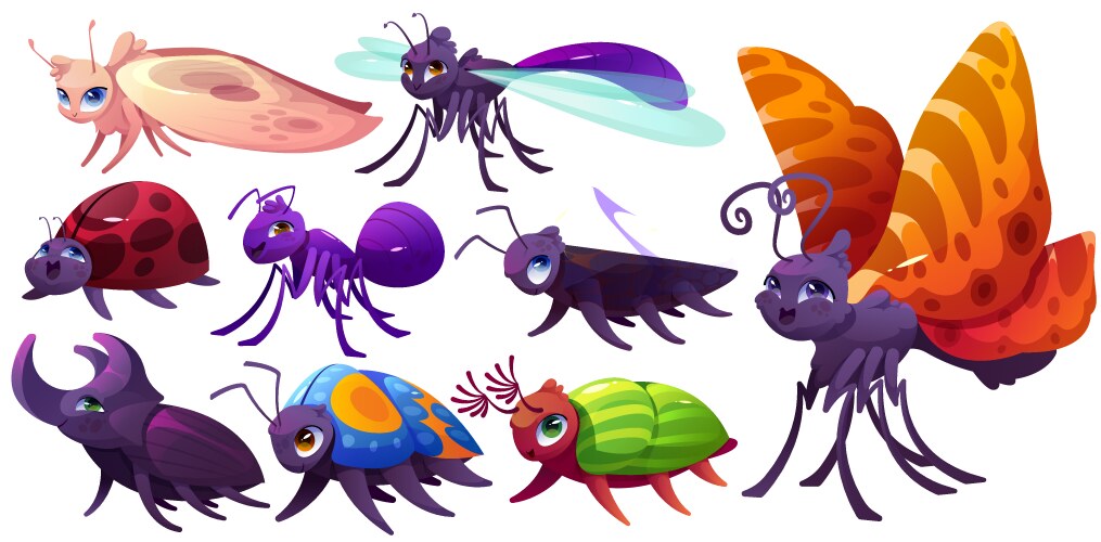 Cartoon Insects Vector Images (over 68,000)