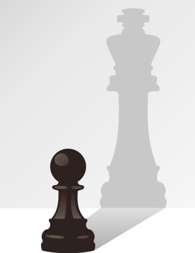 Chess pawn Royalty Free Vector Image - VectorStock