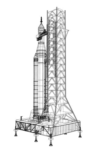 Mlrs - multiple launch rocket system military Vector Image