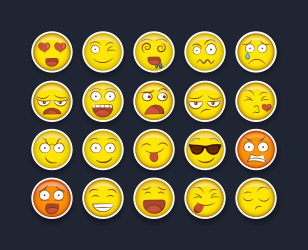 Smiley Face Sticker Vector Images (over 8,700)