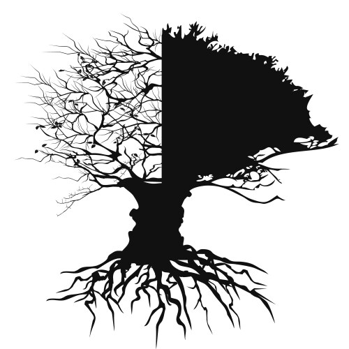 Half Tree Vector Images (over 6,400)
