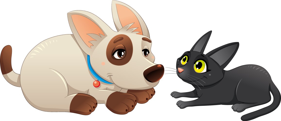 Realistic cute pet Royalty Free Vector Image - VectorStock