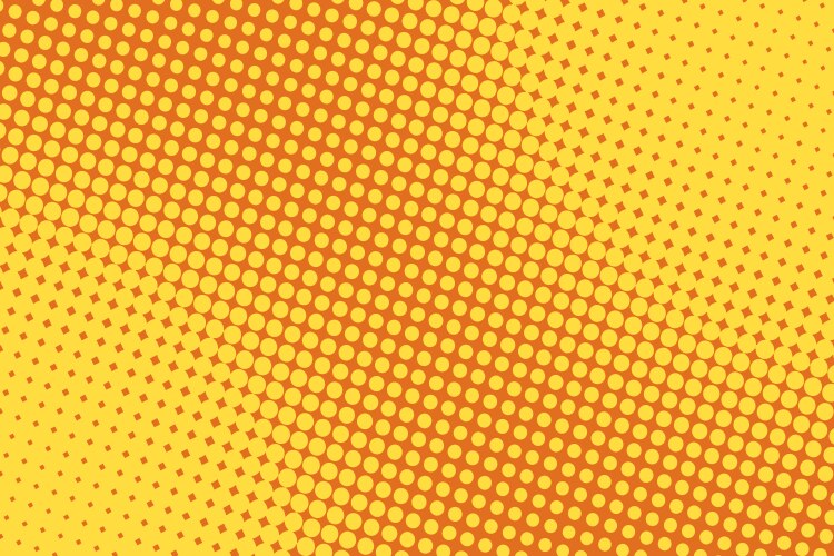 Yellow rays pop art retro comic background Vector Image