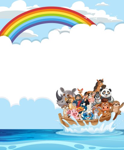 Rainbow walking water science experiment Vector Image