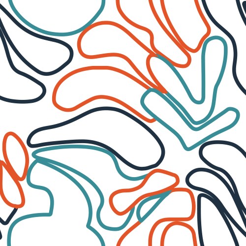 Sbstract Psychedelic Styled Pattern Background Vector Image