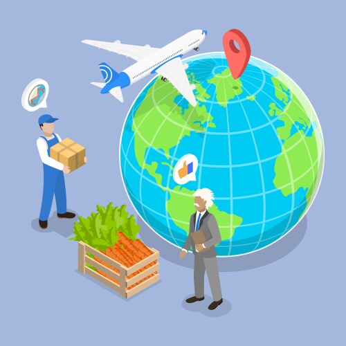 3d Isometric Flat Royalty Free Vector Image Vectorstock