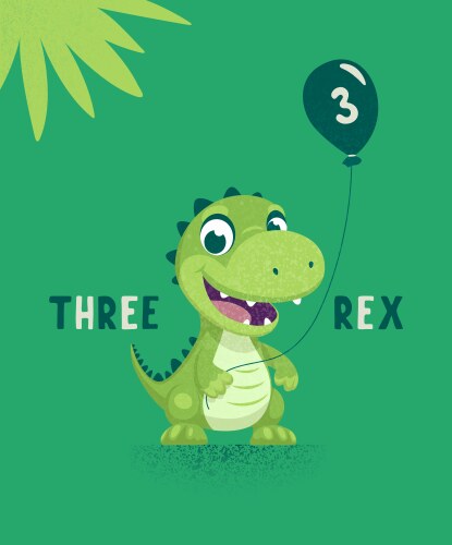 Little dino hatched dinosaur baby child Royalty Free Vector