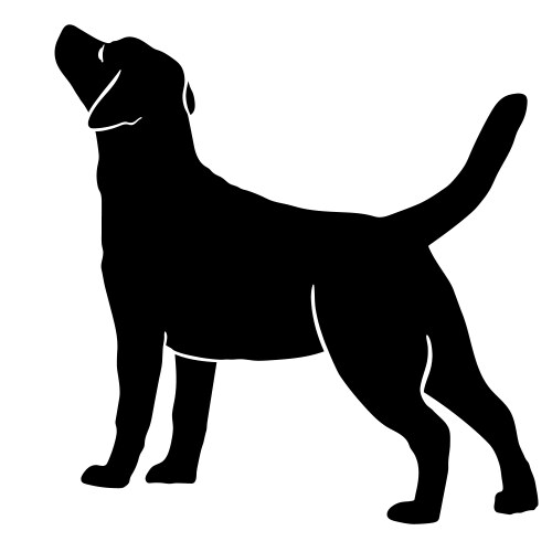 Labrador Silhouette Vector Images (over 6,900)