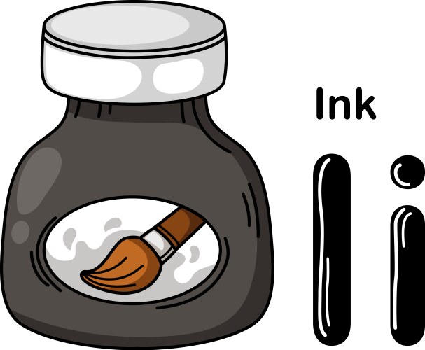 Alphabet I Letters Sketch Vector Images (over 330)