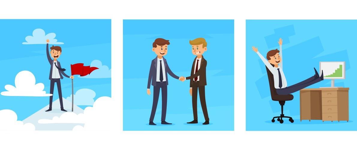 People programming cartoon Royalty Free Vector Image