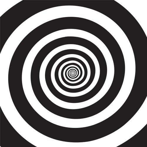 Spirals circular wave elements psychedelic Vector Image