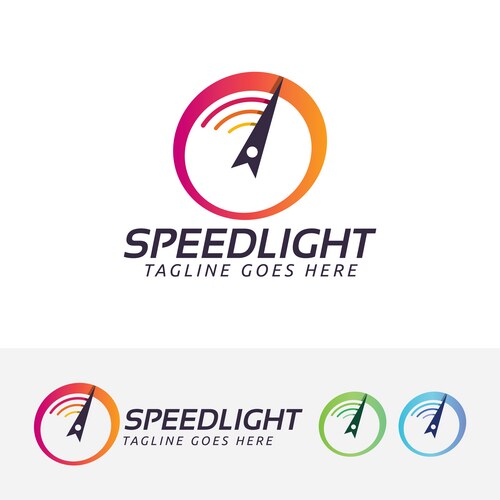 Full speed logo Royalty Free Vector Image - VectorStock