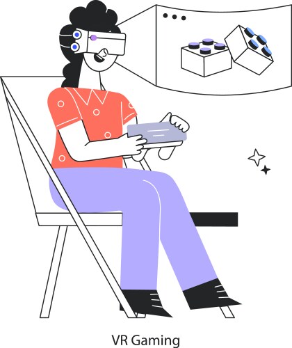 Vr controllers Royalty Free Vector Image - VectorStock