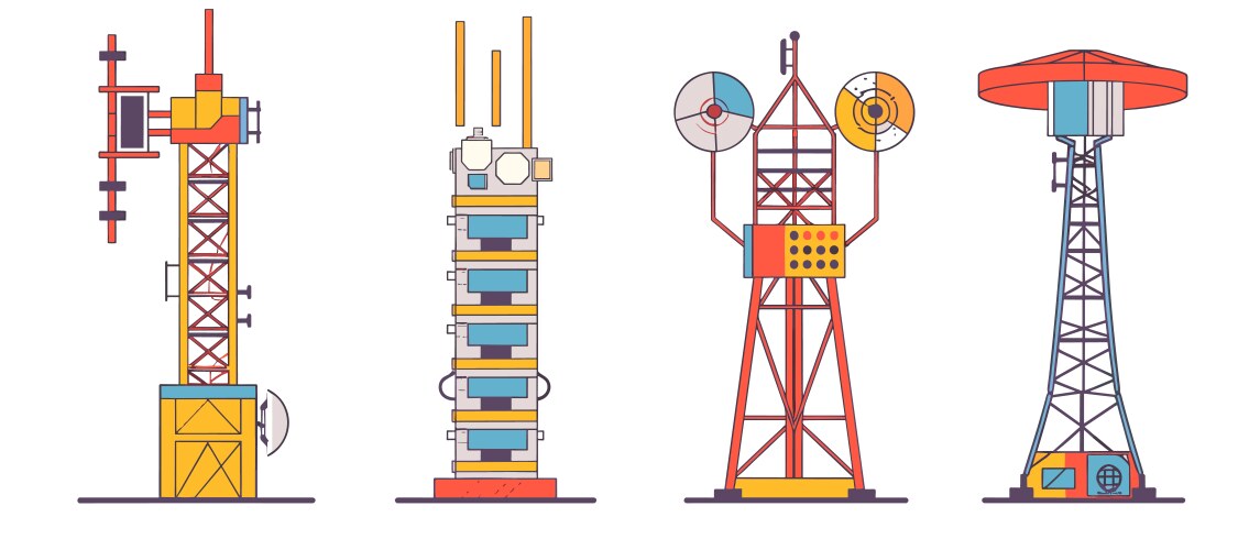 Satellite Detail Vector Images (over 1,000)