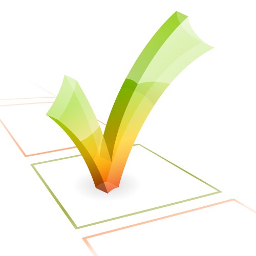 Check mark Royalty Free Vector Image - VectorStock